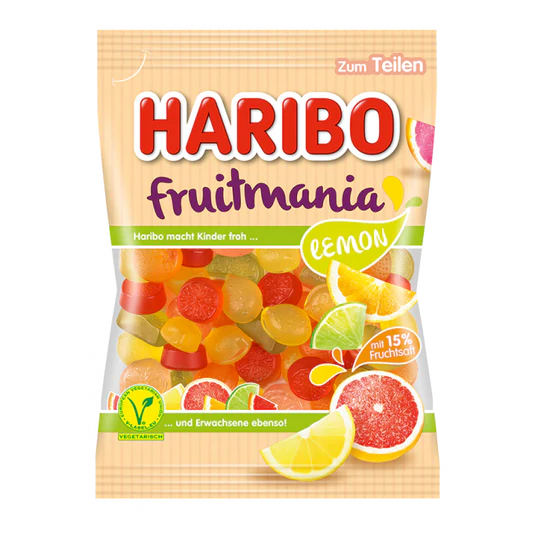 Haribo Fruitmania Lemon 175 g – Snaxies